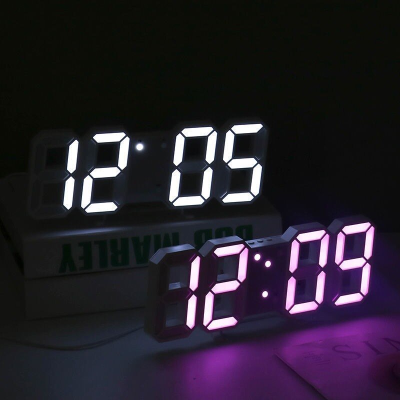 " Buy 3D LED Clock for Home and Office | GNRC Designs"